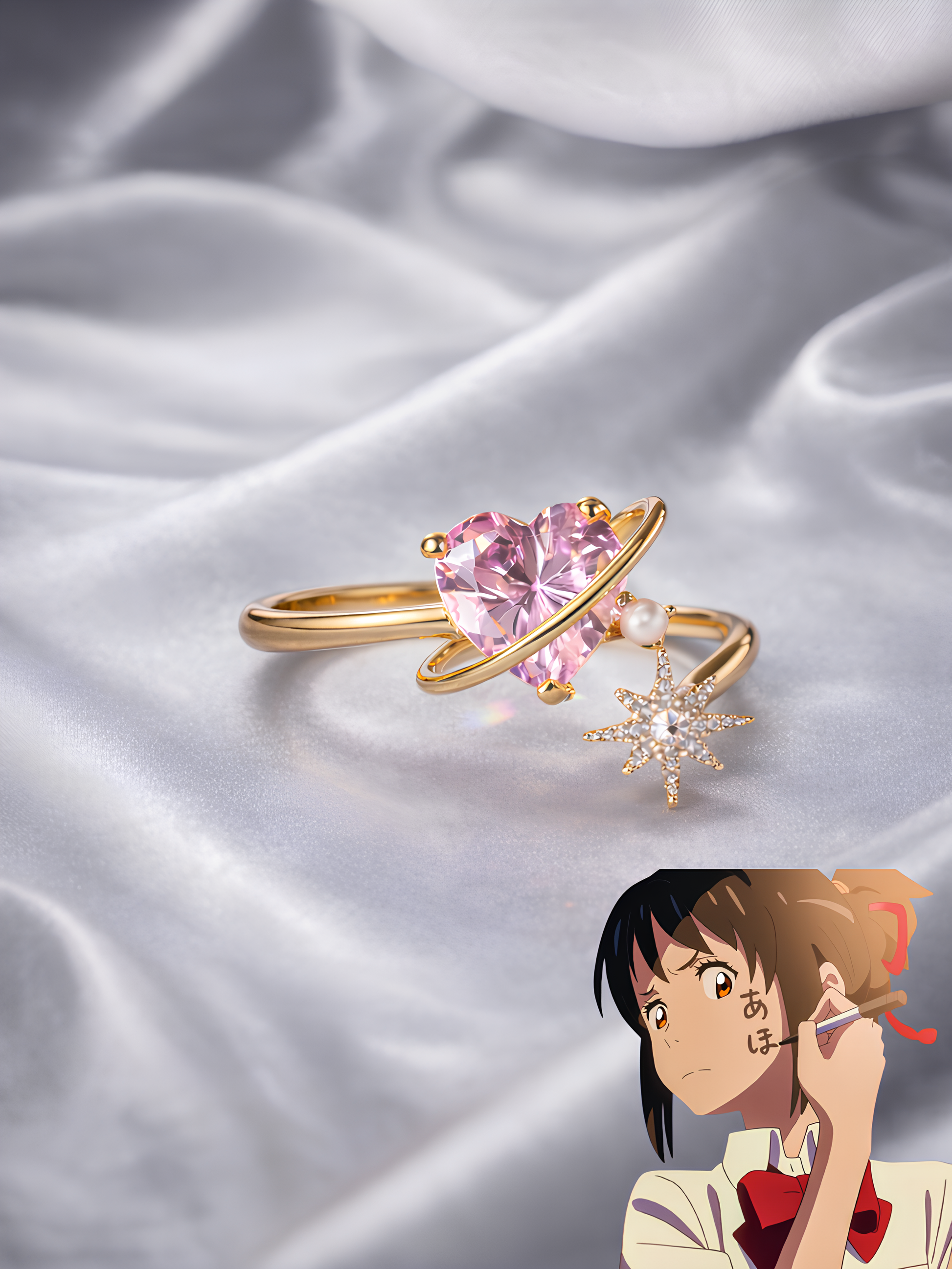 Taki and Mitsuha Couple Rings – Amai Bonds